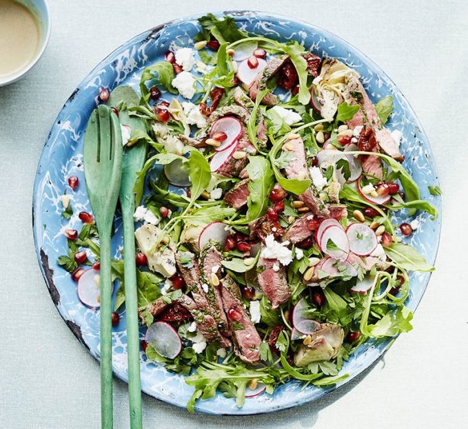 Iron-rich steak salad - MindHealth360
